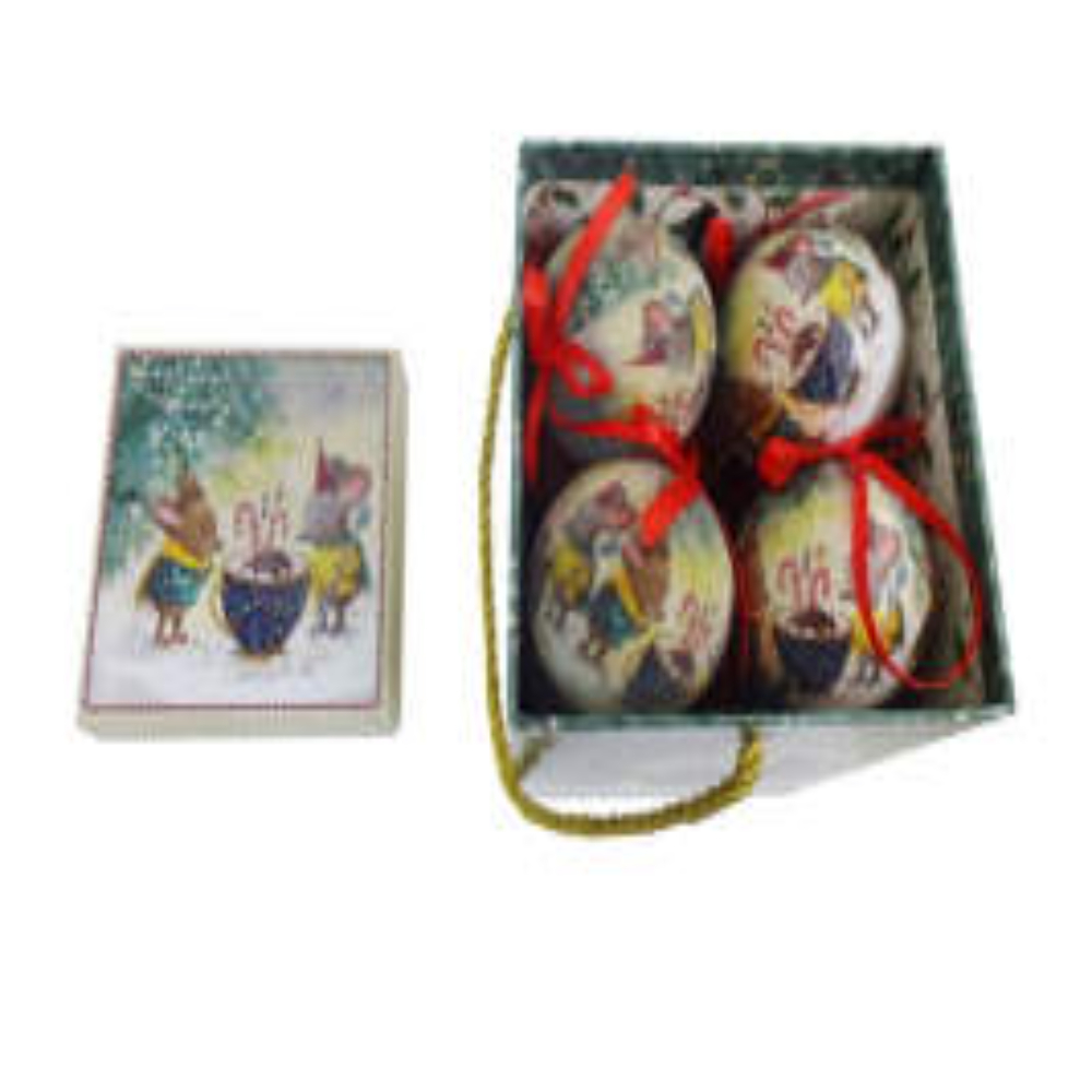 Musical Box with Baubles Mice (8) – Tiaro Christmas Cottage
