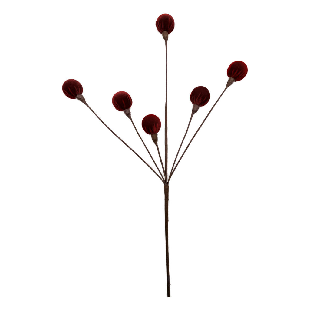 Ball Pick Deep Red – Tiaro Christmas Cottage